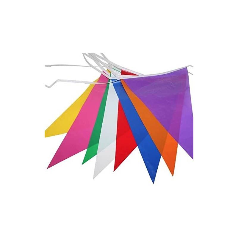 Tira de 50 metros de banderines triangulares - EUTOPICA